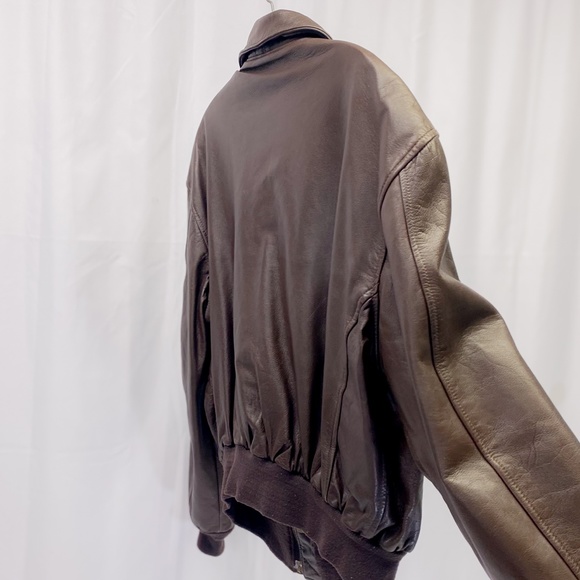 Cooper | Jackets & Coats | Vintage Cooper Flight Type A2 Goatskin Leather Bomber Jacket Us Air ...